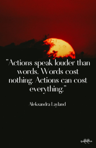 25 Actions Speak Louder Than Words Quotes For Productivity